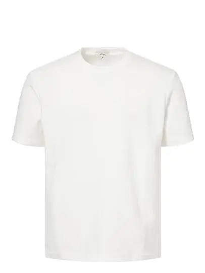 ARNE Cavour Texture Woven T-shirt - White