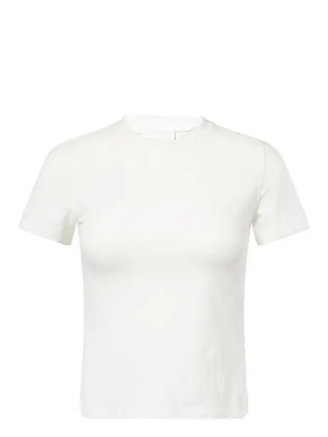 SISTERLY TRIBE Soft Stretch Cotton T-shirt - Off White