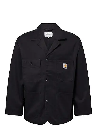 Carhartt Work In Progress Cotton Notched Lapel Blazer - Black