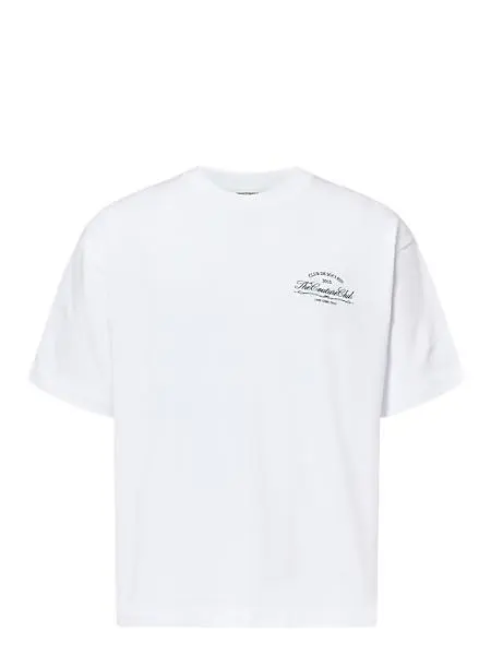 THE COUTURE CLUB Club De Soci Graphic-print Cotton T-shirt - Forestgreen
