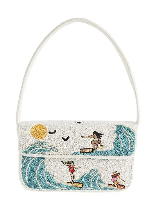 Staud Tommy Surf Babe Beaded Handbag - Surf Babes
