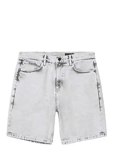 ALLSAINTS Lenny Regular-fit Faded Wash Denim Shorts - Bleached Grey