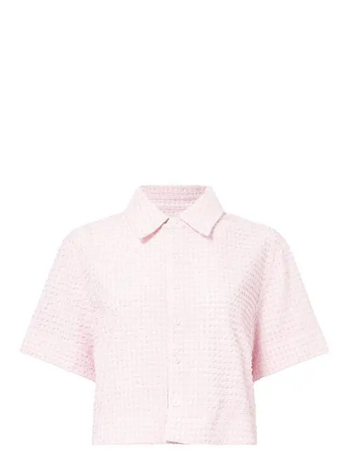 Simkhai Reeves Camp Woven Shirt - Daisy Ivory