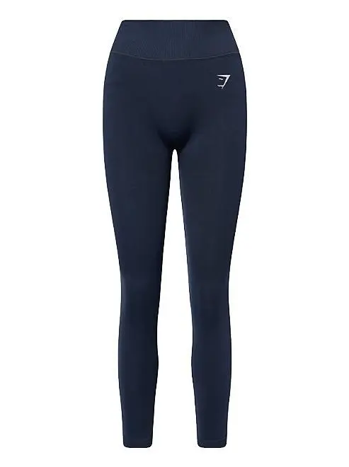 GYMSHARK Interval Seamless Leggings - Gs Stealth Blue