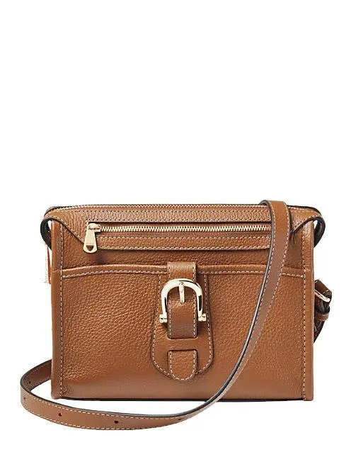 ASPINAL OF LONDON Small Leather Cross-body Bag - Tan