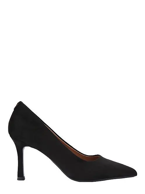 Carvela Corletta Faux-suede Stiletto Court Shoes - Black