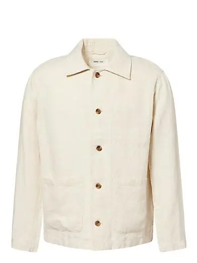 Nn07 Nn.07 Morgan Button-up Linen Jacket - Oat
