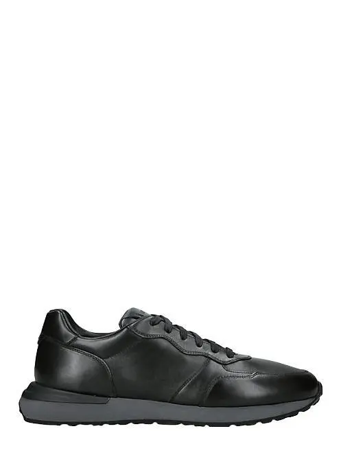 Magnanni Syros Leather Trainers - Black