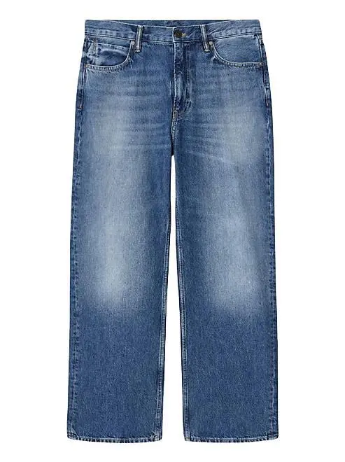ALLSAINTS Mullen Straight-leg Jeans - Mid Indigo