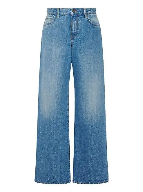 THE ROW Eglitta Straight-leg Mid-rise Denim Jeans - Blue