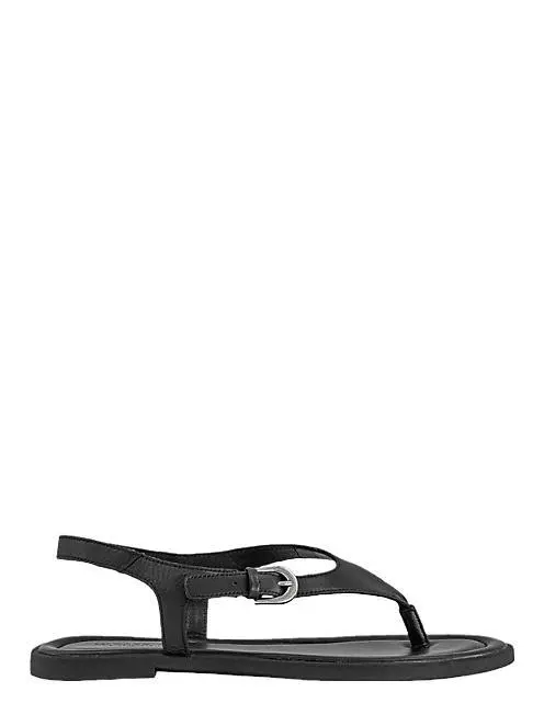 VAGABOND SHOEMAKERS Zaida Flat Leather Sandals - Black Leather