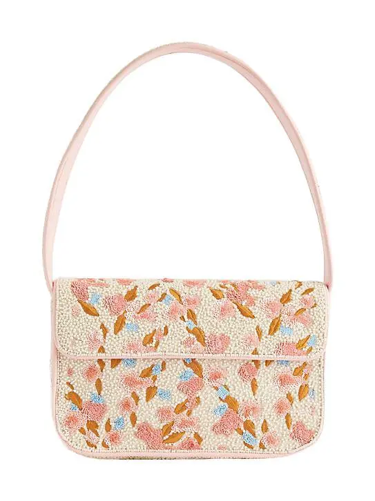 Staud Tommy Beaded Handbag - Spring Day