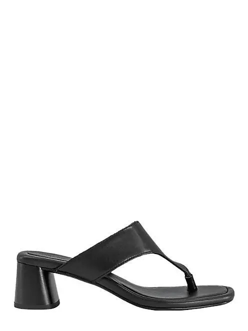 VAGABOND SHOEMAKERS Evie Heeled Leather Sandals - Black