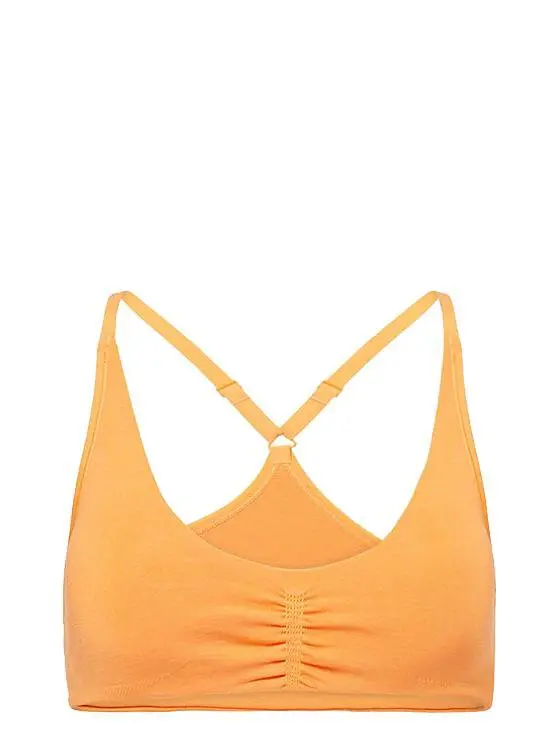 GYMSHARK Interval Seamless Sports Bra - Gs Dayglow Peach