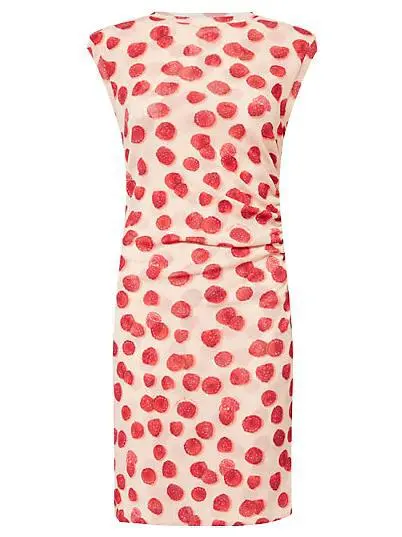 Stella McCartney Mesh Midi Dress - Raspberry
