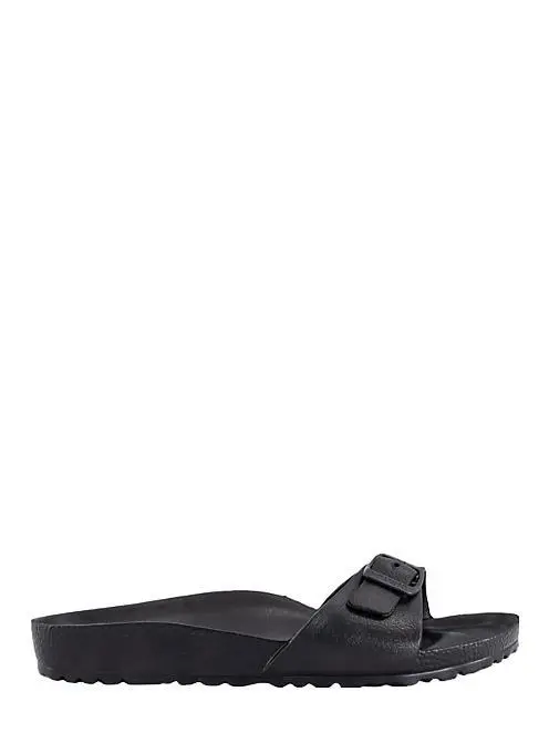 BIRKENSTOCK Madrid Faux-leather Single Band Sandals - Black Eva