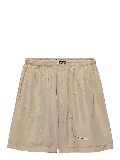 Prada Silk-blend Bermuda Shorts - Neutral