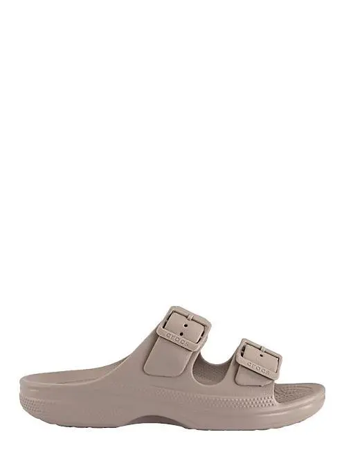 CROCS Saturday Two-strap Rubber Sandals - Taupe