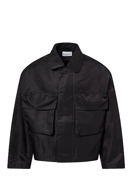 MKI MIYUKI ZOKU Silky Pilot Nylon Jacket - Black