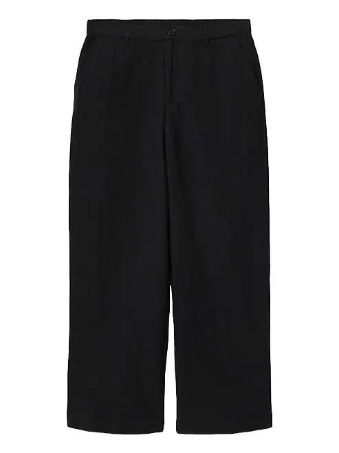 ALLSAINTS Taiko Straight-leg Cotton Trousers - Orca Black