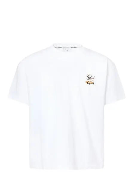 PERCIVAL Alistair Graphic-print Cotton T-shirt - White