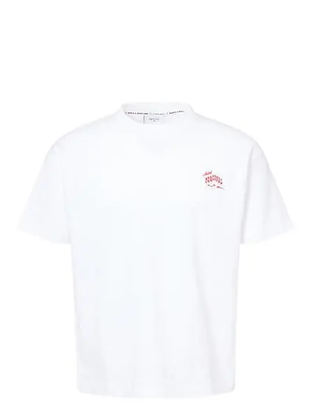 PERCIVAL Dexter Graphic-print Cotton T-shirt - White