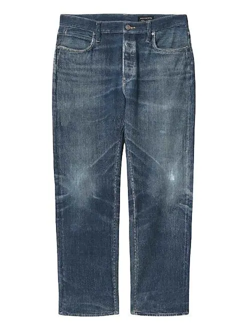 ALLSAINTS Bead Regular-fit Straight-leg Jeans - Illusion Indig