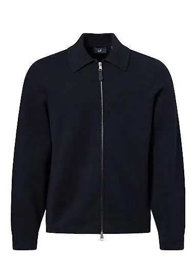 Dunhill Athluxury Cotton And Cashmere Blouson Jacket - House Navy