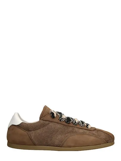 REPRESENT Low Pro Leather And Suede Trainers - Brown