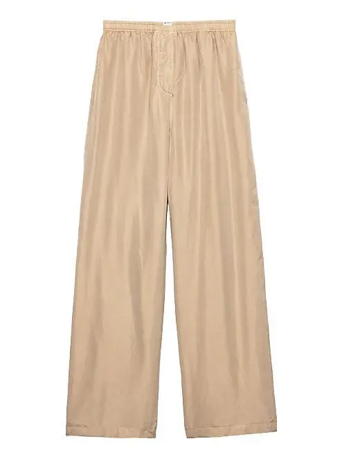Prada Silk Trousers - Neutral