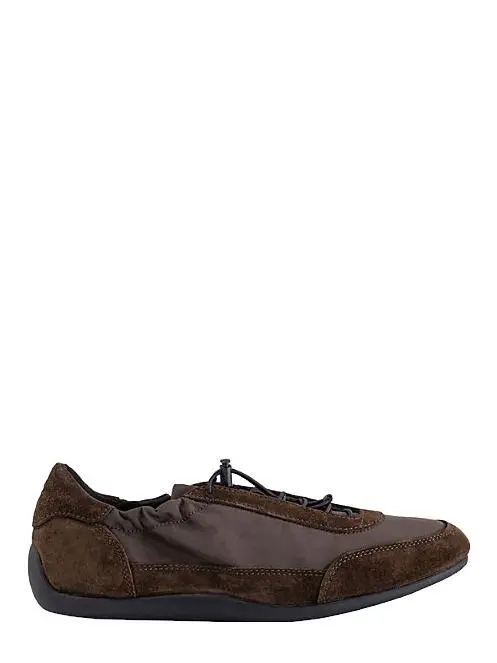 VAGABOND SHOEMAKERS Suede And Mesh Trainers With Drawstring Detail - Coffee Suede