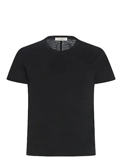 THE ROW Jovita Regular-fit Cotton, Cashmere And Silk T-shirt - Black