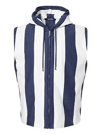 Jacquemus The Mariniere Cotton Gilet - Navy And White