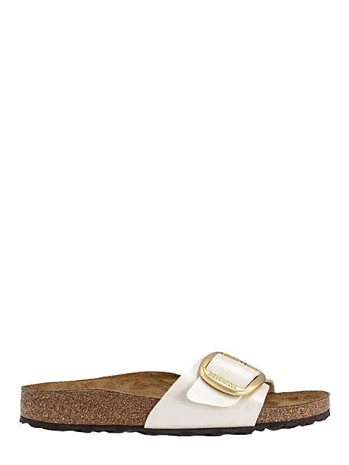 BIRKENSTOCK Madrid Big Buckle Leather Sandals - Graceful Pearl Bf