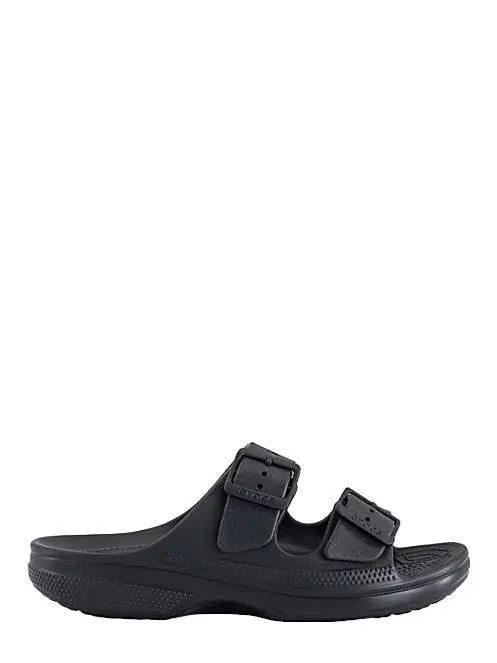 CROCS Saturday Two-strap Rubber Sandals - Black