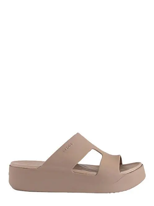 CROCS Getaway H-strap Rubber Flip Flops - Latte