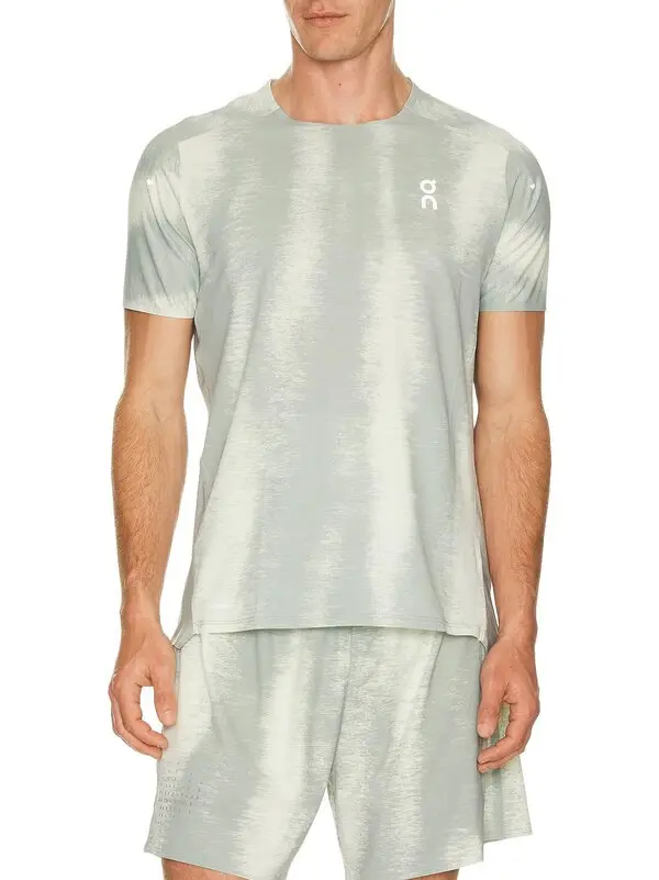 On Performance-t "terra" T-shirt - Seedling & Tin