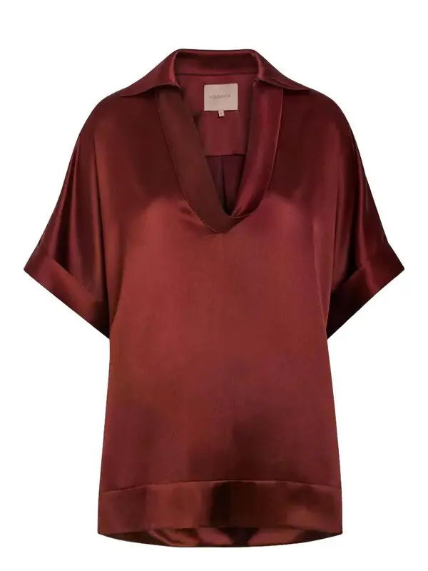 ROKSANDA Enira Satin Finish Blouse - Red