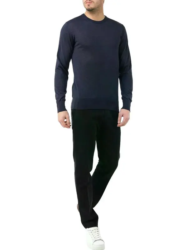 AL DUCA D’AOSTA 1902 Crew-neck Long-sleeve T-shirt - Blue