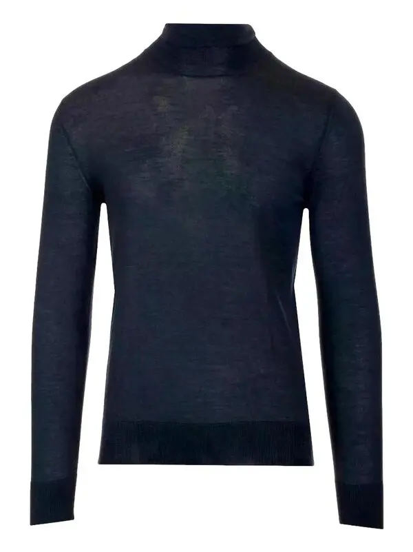 AL DUCA D’AOSTA 1902 Roll-neck Long-sleeve T-shirt - Blue