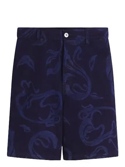 LANVIN Floral Print Shorts - Blue