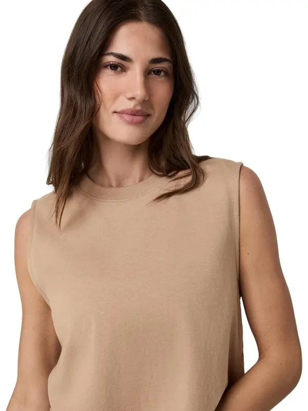 Vuori Heavyweight Cotton Easy Tank Top - Goldenrod
