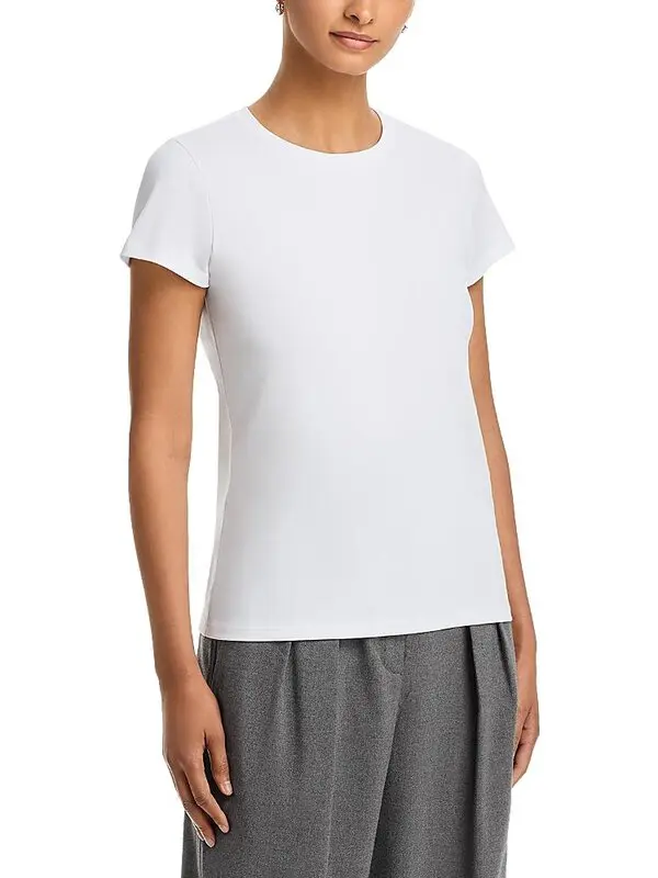 Majestic Filatures Supima Cotton Short Sleeve Crewneck Tee - Blanc