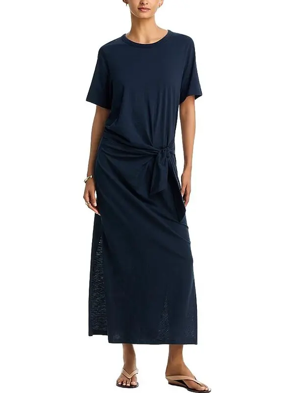 Rag & Bone Slub Tee Midi Dress - Salute