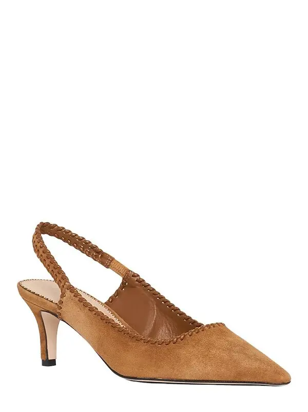 Cinq À Sept Sylvie Suede Slingback Pumps - Toffee