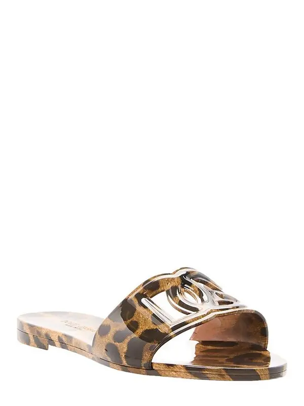 Dolce & Gabbana Slides - Leopard Print