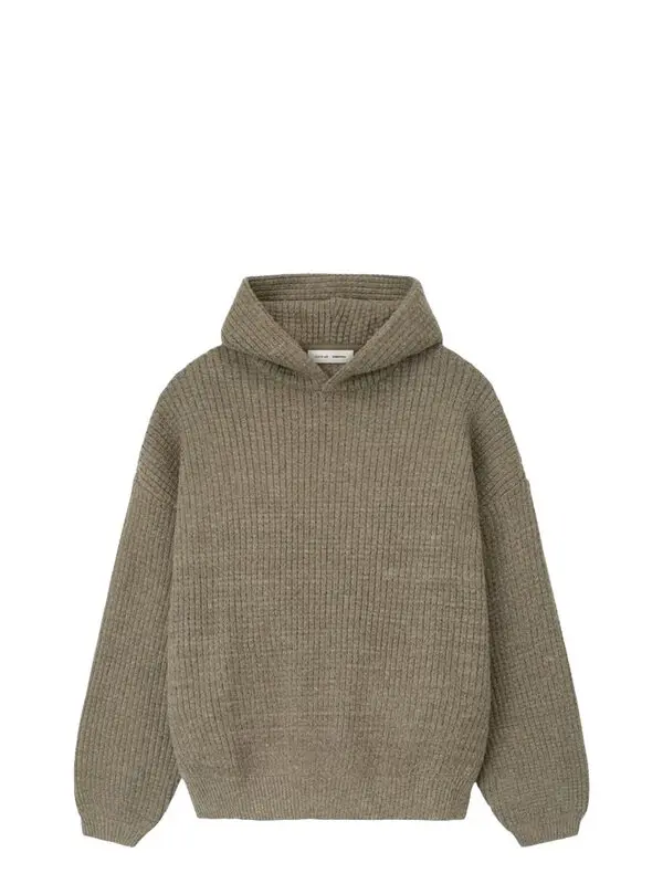 Fear Of God Heavy Waffle Hoodie - Grey