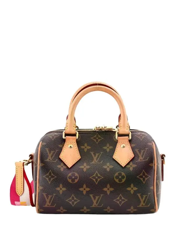 LOUIS VUITTON Speedy Bandouliere Monogram Canvas 20 - Brown
