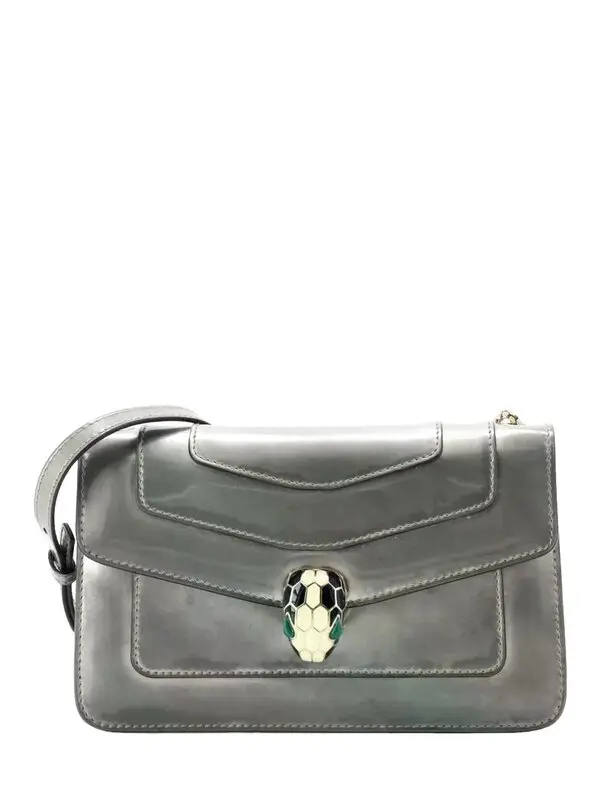 BVLGARI Serpenti Forever Small Shoulder Bag - Grey