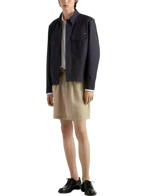 Prada Technical Fabric Jacket - Blue